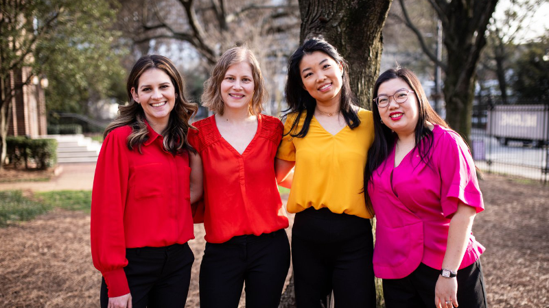 Ensemble VIM, l-r: flutist Nicole Frankel, cellist Laura Usiskin ...