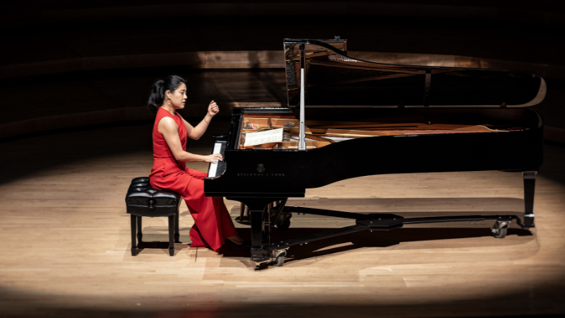 Pianist Zee Zee performs a recital at Emerson Hall, Schwartz center for ...