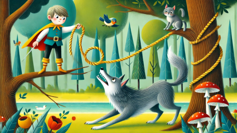 'Peter and the Wolf' as imagined by ChatGPT AI (prompt & editing: Mark ...