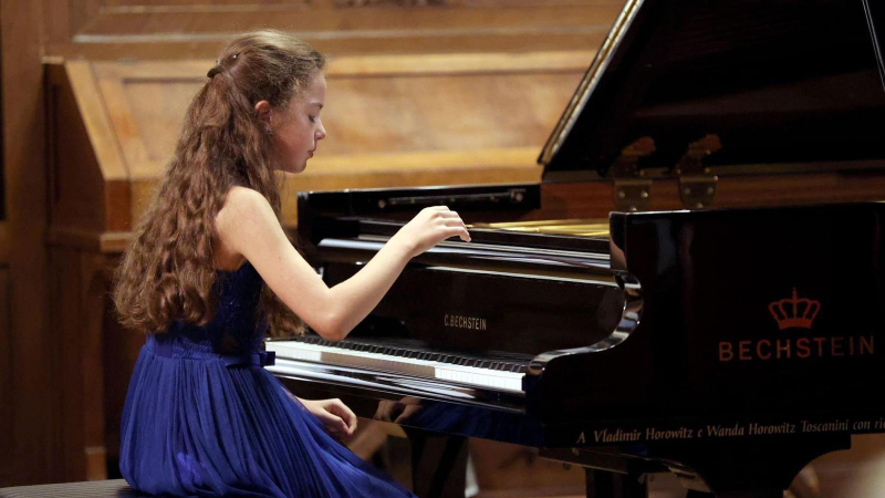 11-year-old piano prodigy Martina Meola. (credit: Giancarlo Mariani)
