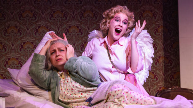 Amber Norelai (right) in her Dallas Opera debut as Amore with soprano ...