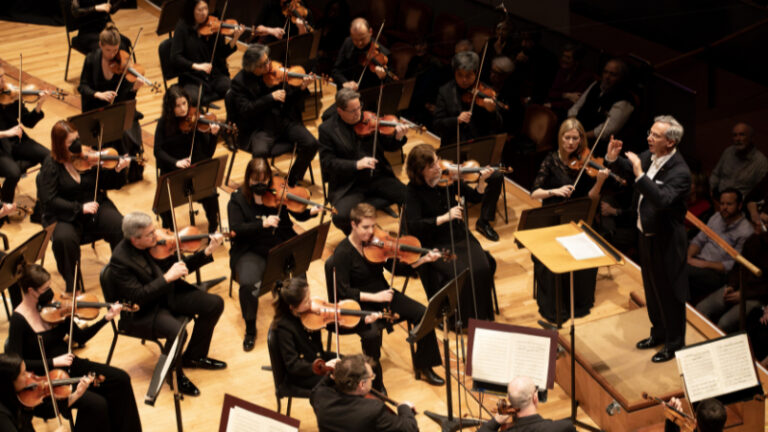 The Dallas Symphony Orchestra led by music director Fabio Luisi ...