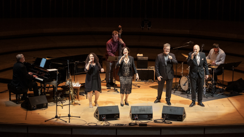 New York Voices performing at Emerson Hall, Schwartz Center for ...