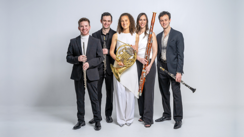 WindSync (l-r): Garrett Hudson, Noah Kay, Anni Hochhalter, Kara LaMoure ...