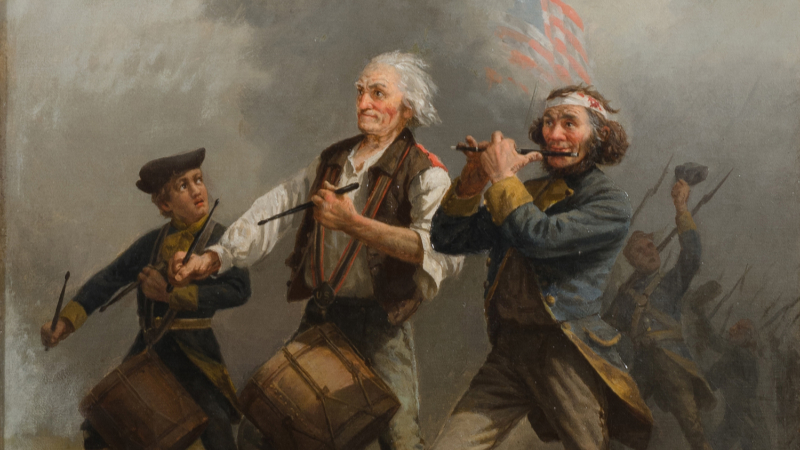 Detail from 'The Spirit of 1776' by Archibald Willard, c. 1875