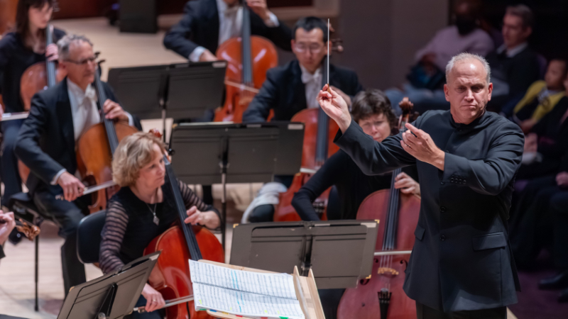 Carlos Miguel Prieto conducts the North Carolina Symphony. (courtesy of ...